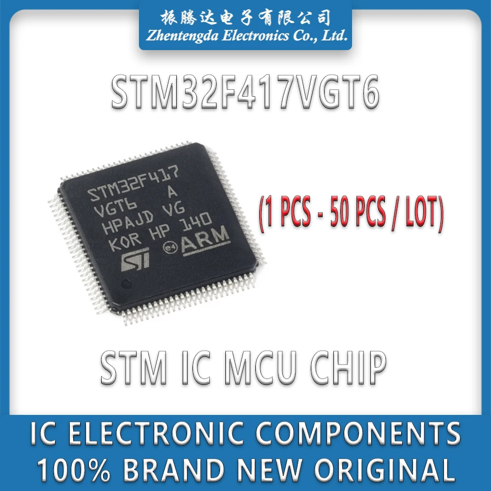 Stm32f417vgt6 Stm32f417vg Stm32f417v Stm32f417 Stm32f Stm32 Stm Ic Mcu Lqfp-100 - Integrated ...