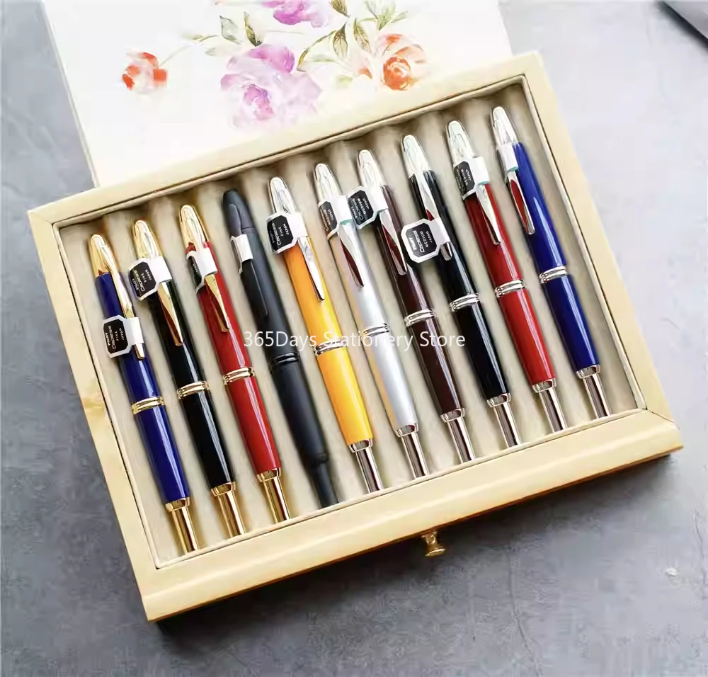 Smooth Japan PILOT Pen Capless Fountain Pens 18K Gold Nib Ink Set Pens ...
