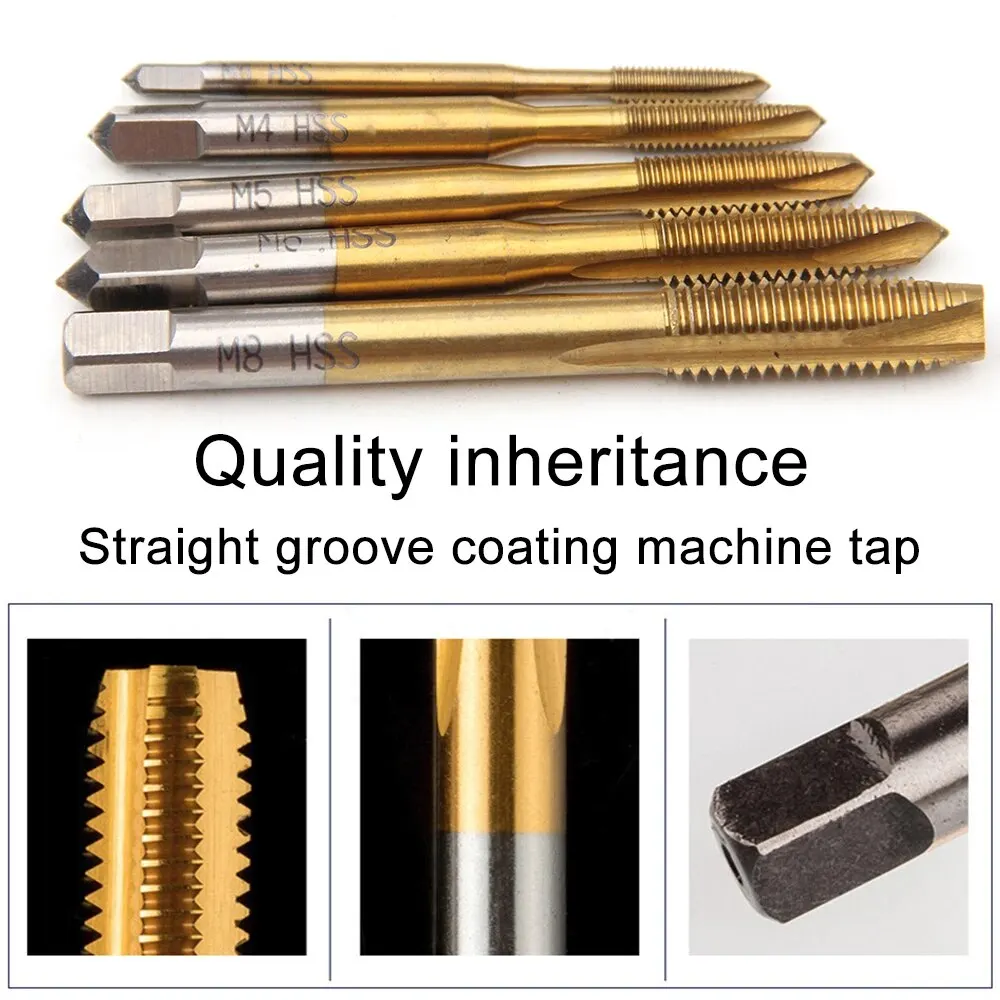 5pc-High-speed-Steel-Screw-Tip-Machine-with-M3-M8-through-Hole-Tapping ...