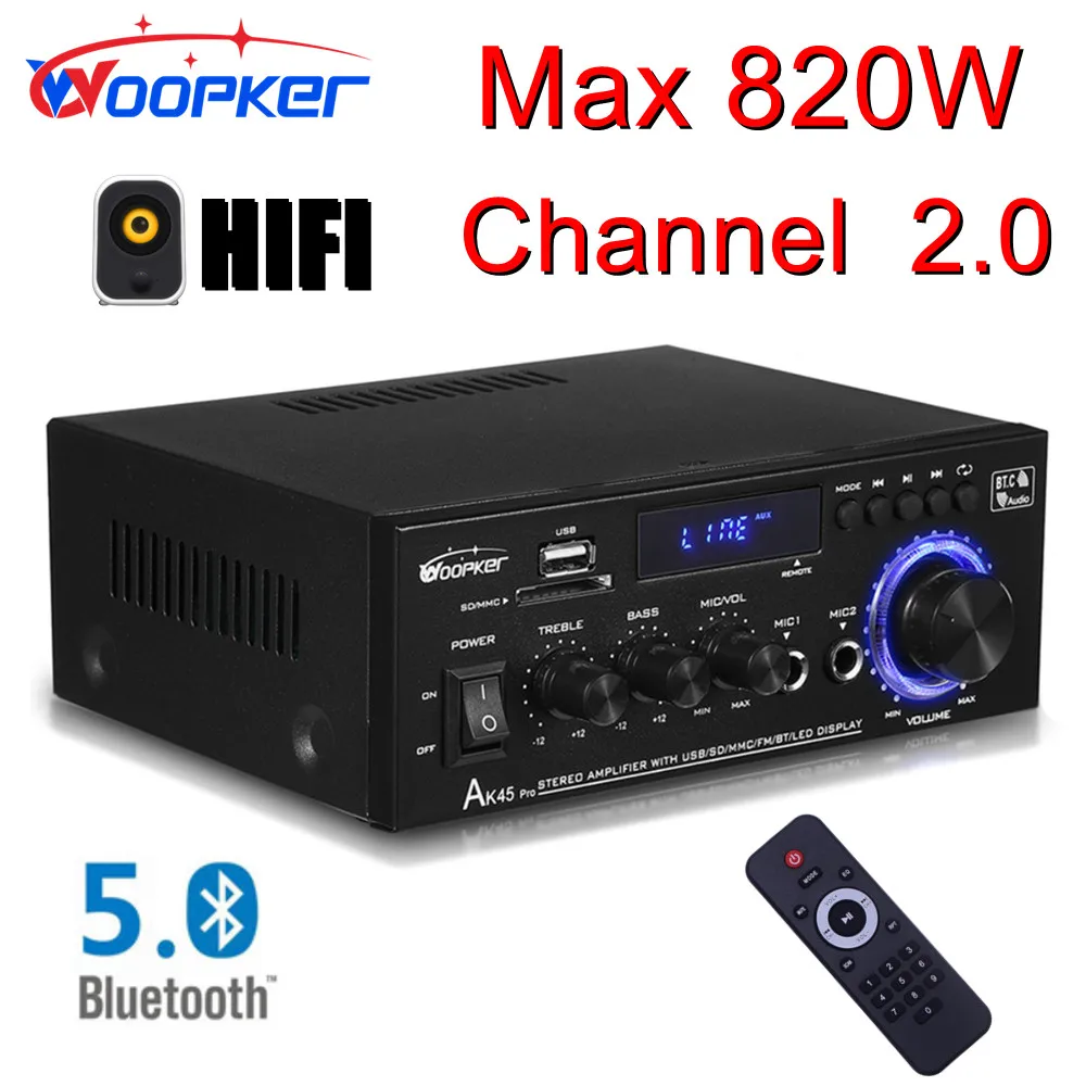 Woopker-AK45-Pro-HiFi-Digital-Amplifier-Max-Power-820W-Channel-2-0 ...