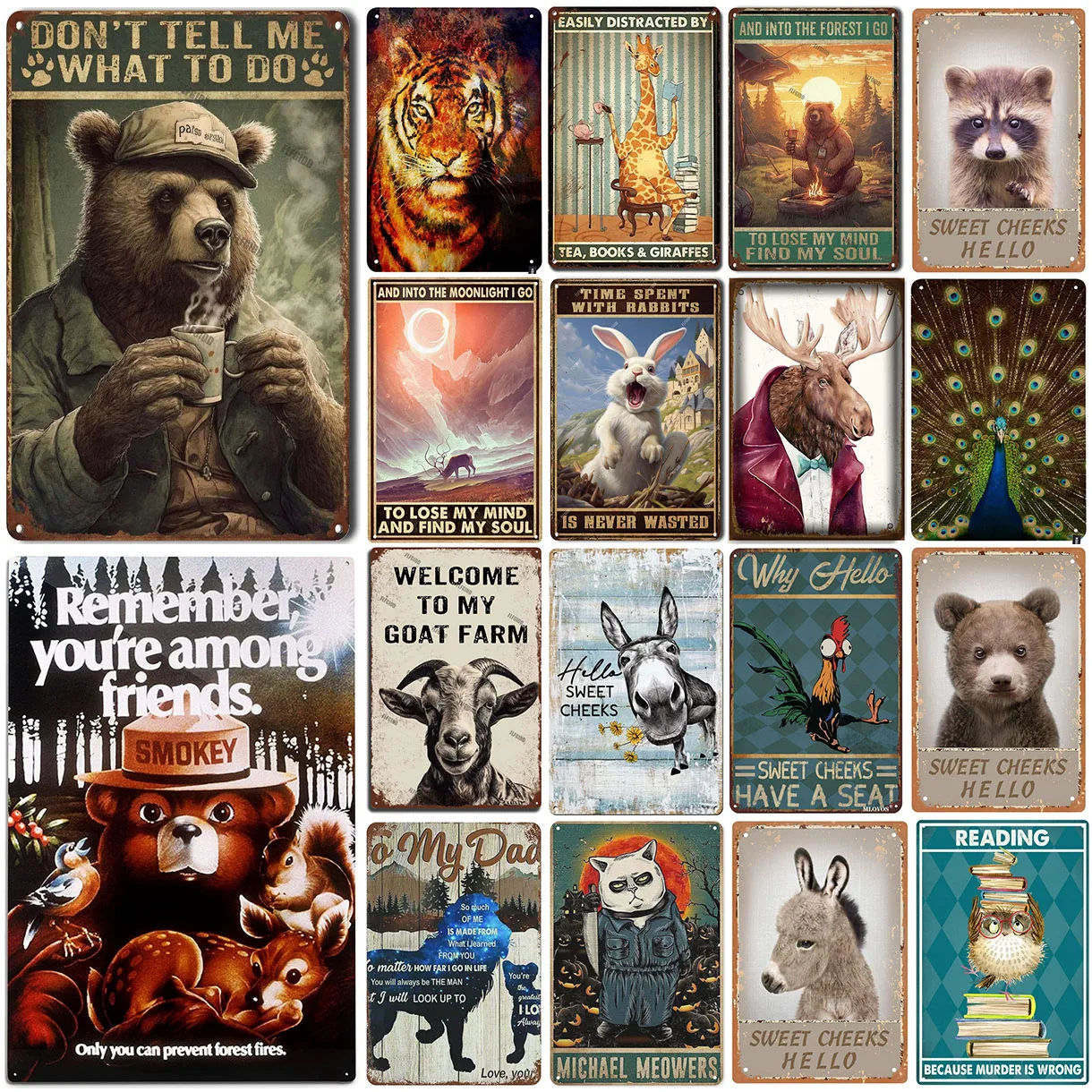 Don-t-Tell-Me-What-to-Do-Vintage-Metal-Tin-Signs-Posters-Plate-Wall ...