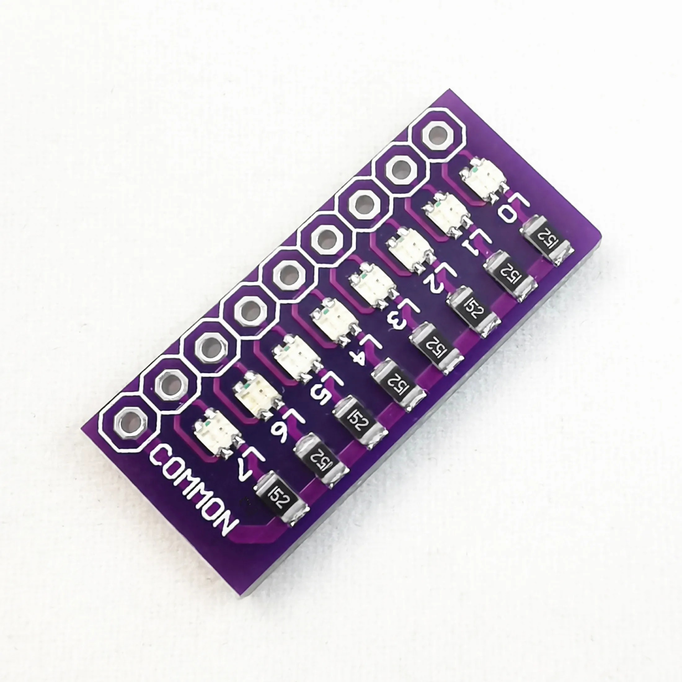50PCS-8-bit-Port-Test-Lamp-Indicator-Red-Green-Blue-Pink-Purple-Yellow ...