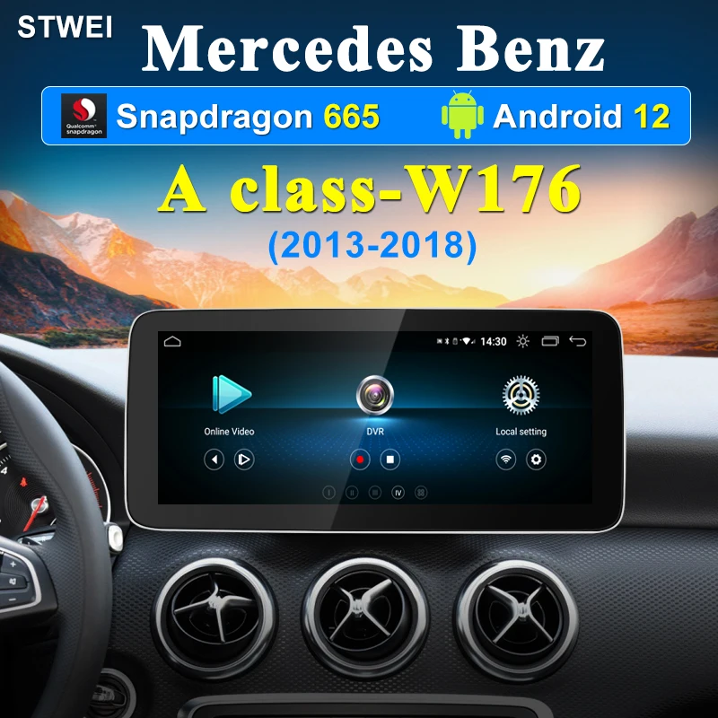 For Mercedes-benz Class A W176 Android Multi-function Screen Car Radio ...