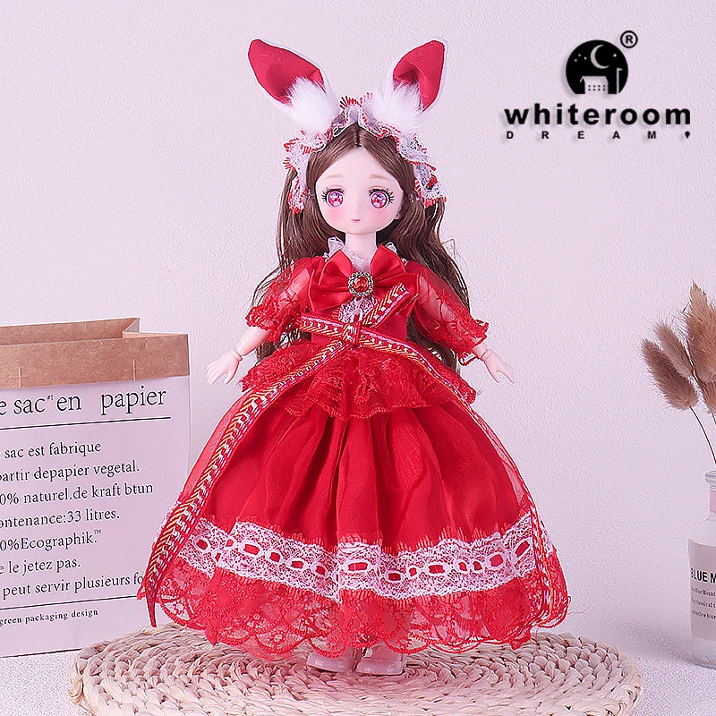 1-6-Bjd-Doll-Wedding-Dress-AnimePrincess-Dress-Action-Figures-Spherical ...