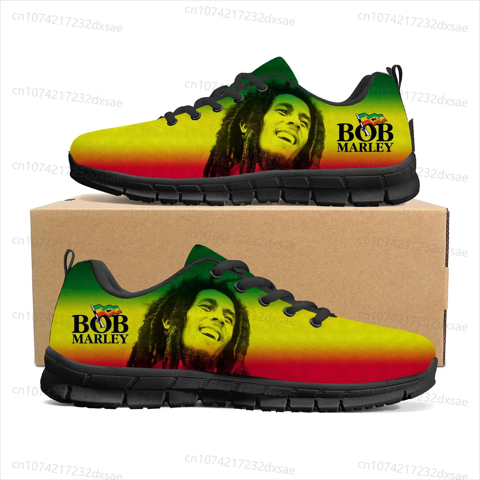 Bob Marley Reggae Rasta Music Singer Sports Shoes Mens Womens Teenager ...
