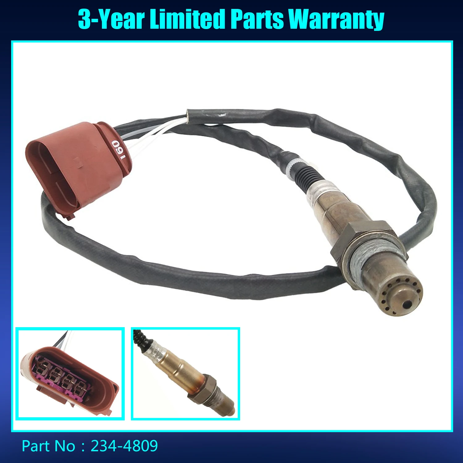 234-4809 NEW Oxygen O2 Sensor For AUDI A4 A8 TT BENTLEY CONTINENTAL ...