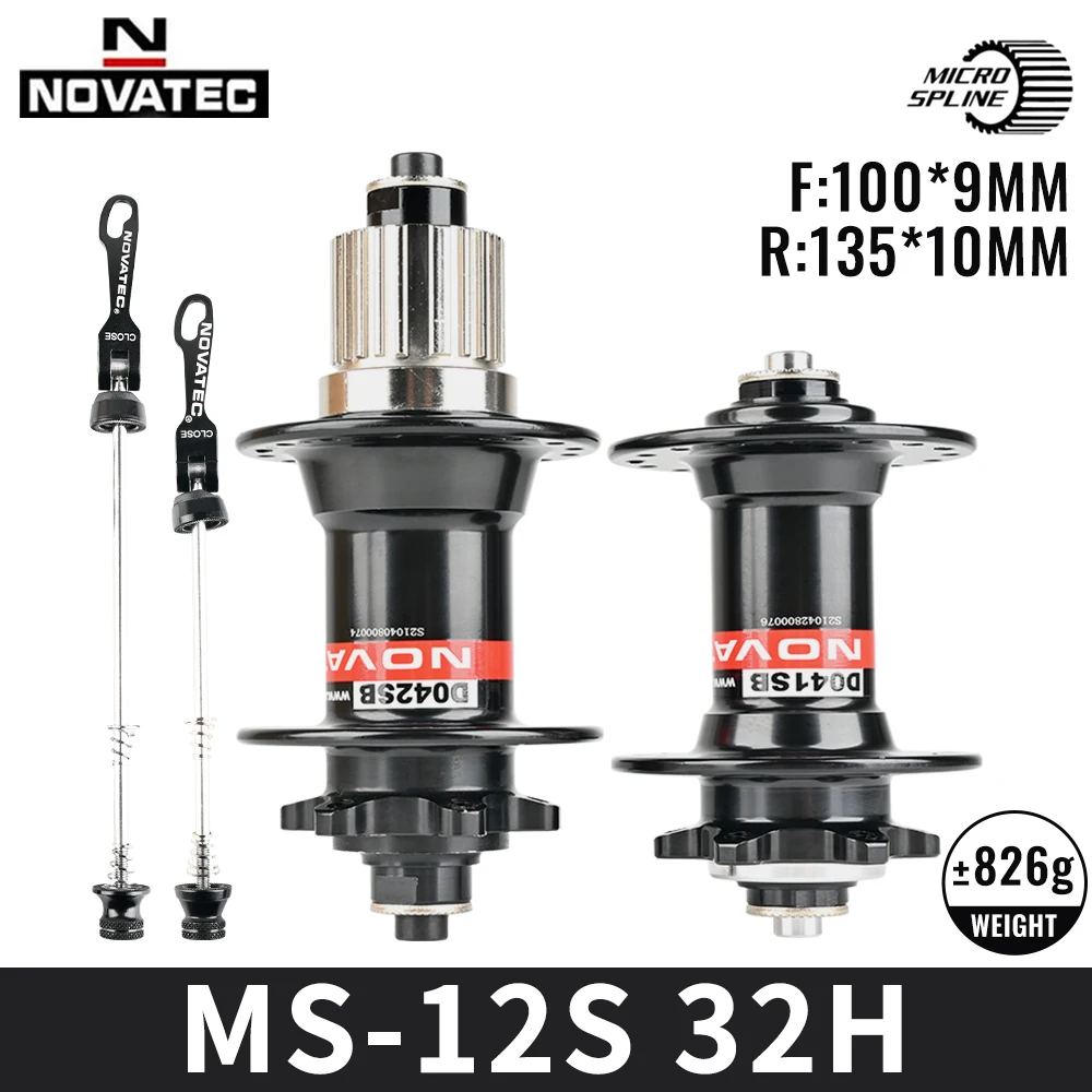 Novatec-Bicycle-Hubs-D041-D442SB-MTB-Bike-Hub-CR-MO-Steel-Freehub ...