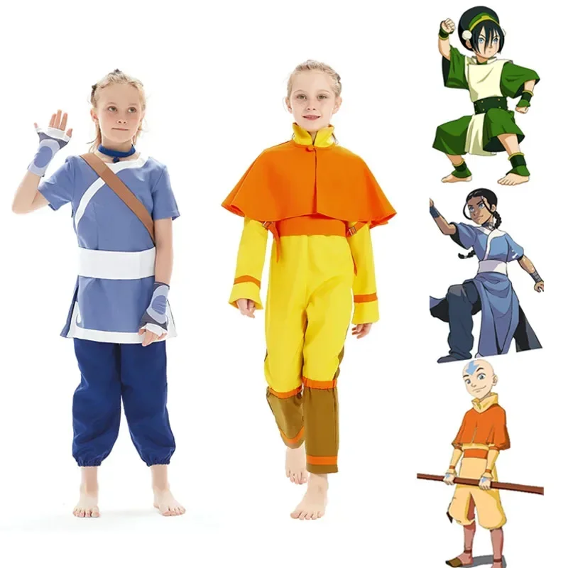 Avatar-The-Last-Airbender-Avatar-Aang-Cosplay-Costume-Kids-Children ...