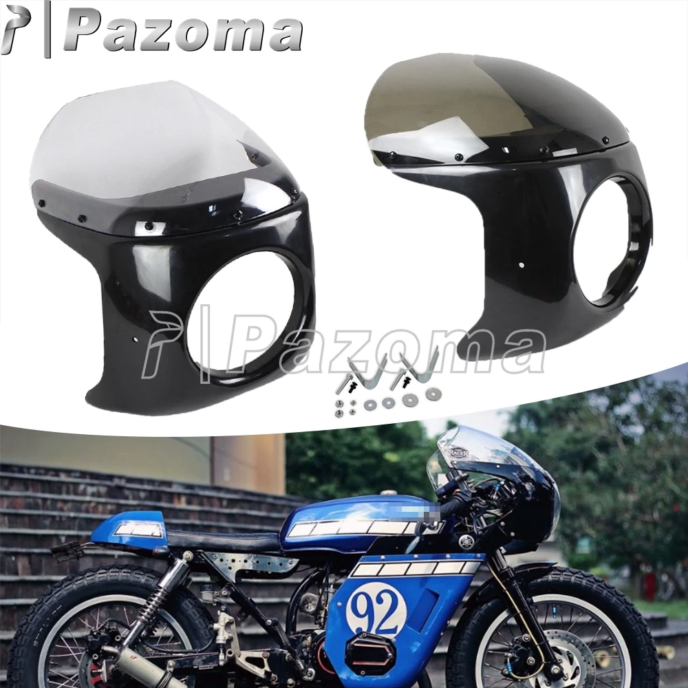Motocicleta-Front-Farol-Fairing-P-ra-brisas-p-ra-brisas-retro-para ...