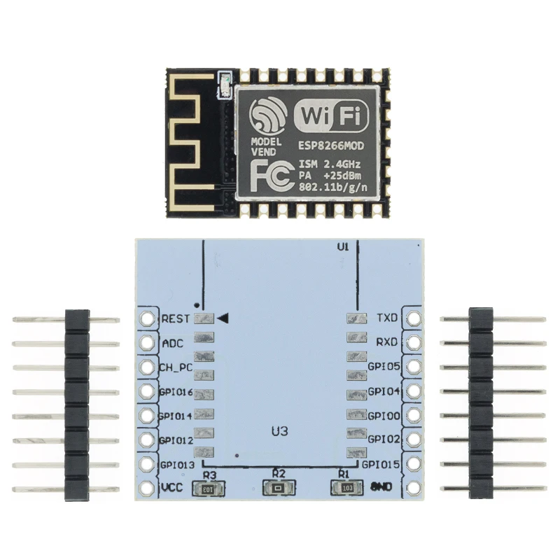 M-dulo-Serial-WiFi-sem-fio-ESP8266-ESP-12F-ESP8266-12F-Placa-Adaptadora ...