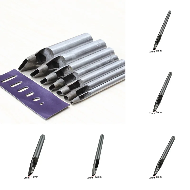 15-Sizes-Oval-Shape-Leather-Craft-Puncher-DIY-Leather-Hole-Punch-Maker ...