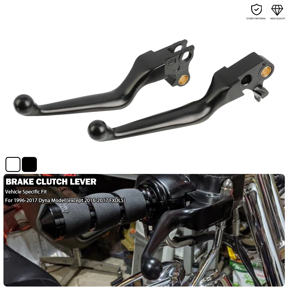 Brake Clutch Lever Hand Control Kit Fit For Harley Dyna Wide Glide ...