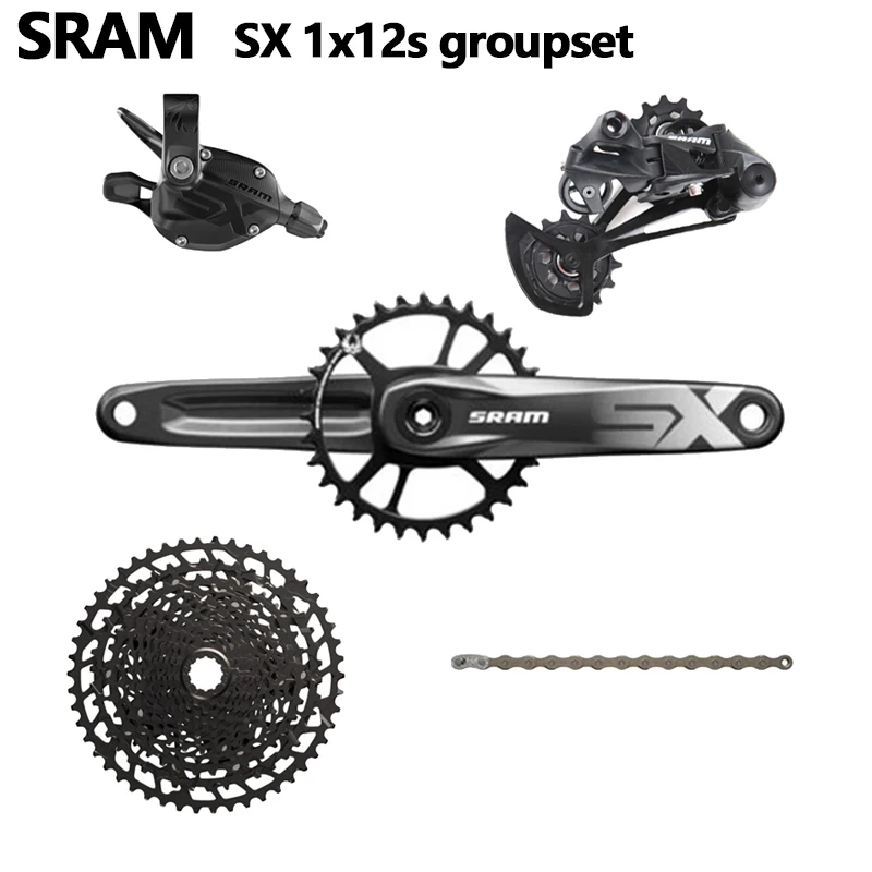 SRAM SX EAGLE Groupset 1x12 11-50T 12 Speed Groupset Kit DUB BB Trigger ...
