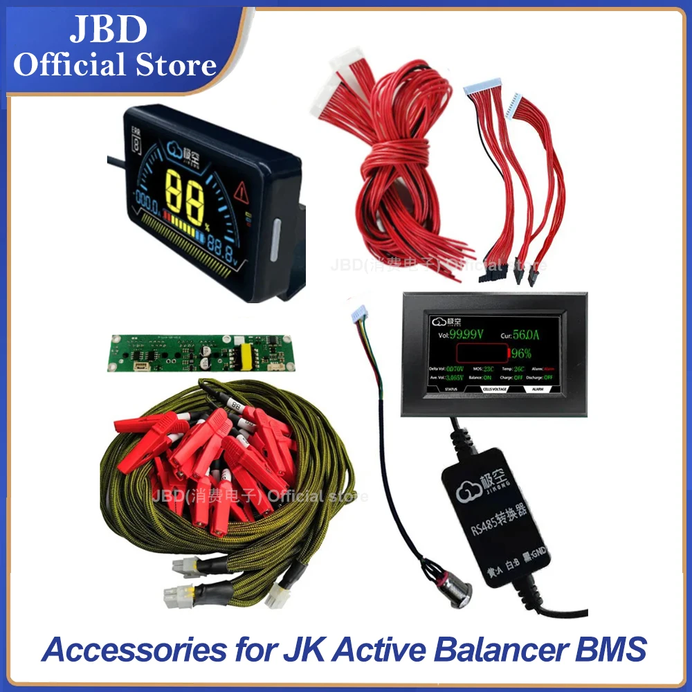 อุปกรณ์เสริมสำหรับ JK Jikong Active Balancer BMS สายเคเบิล ขั้วต่อ อะแด ...
