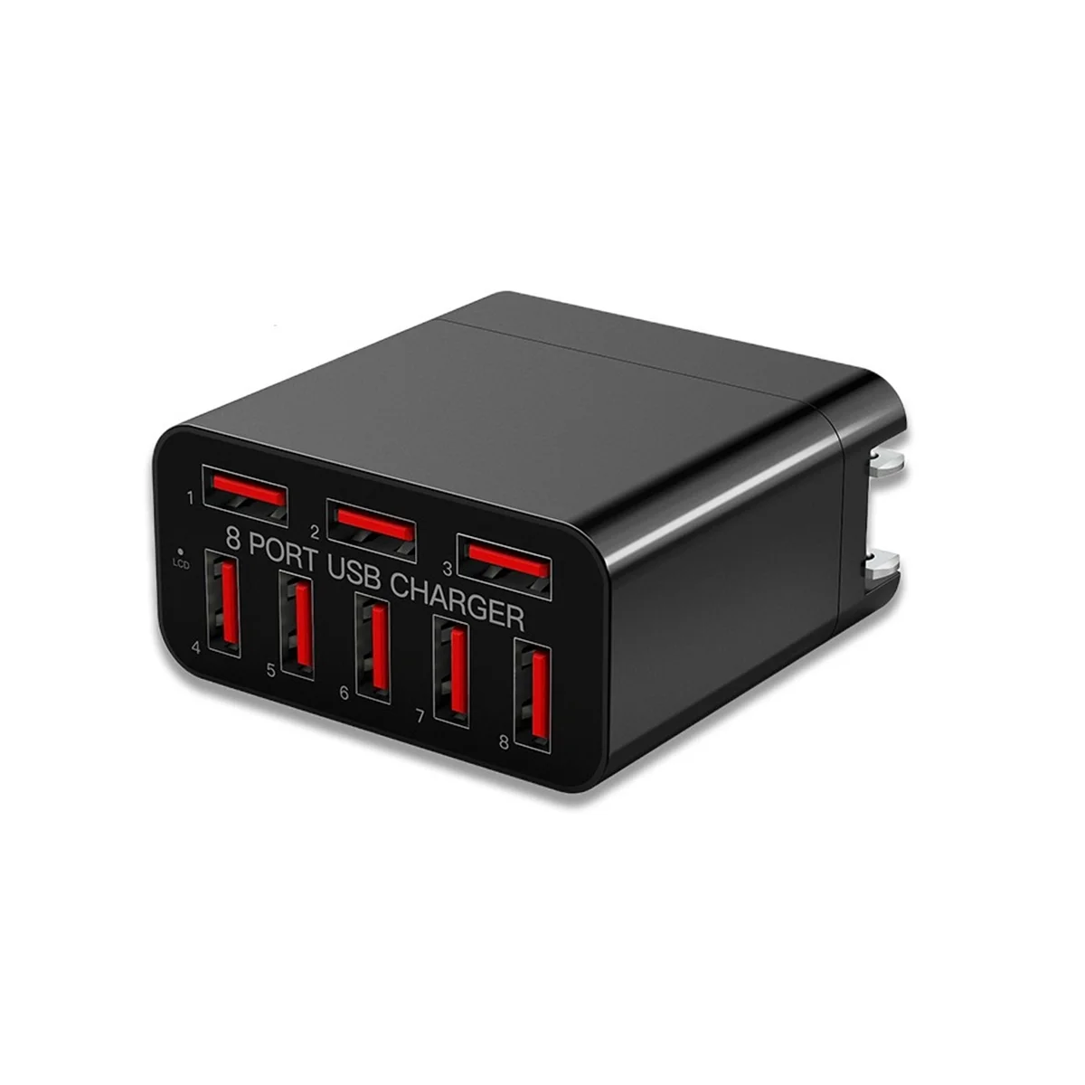 8-Port-USB-Porous-Mobile-Phone-Charger-Foldable-Portable-Travel-Quick ...