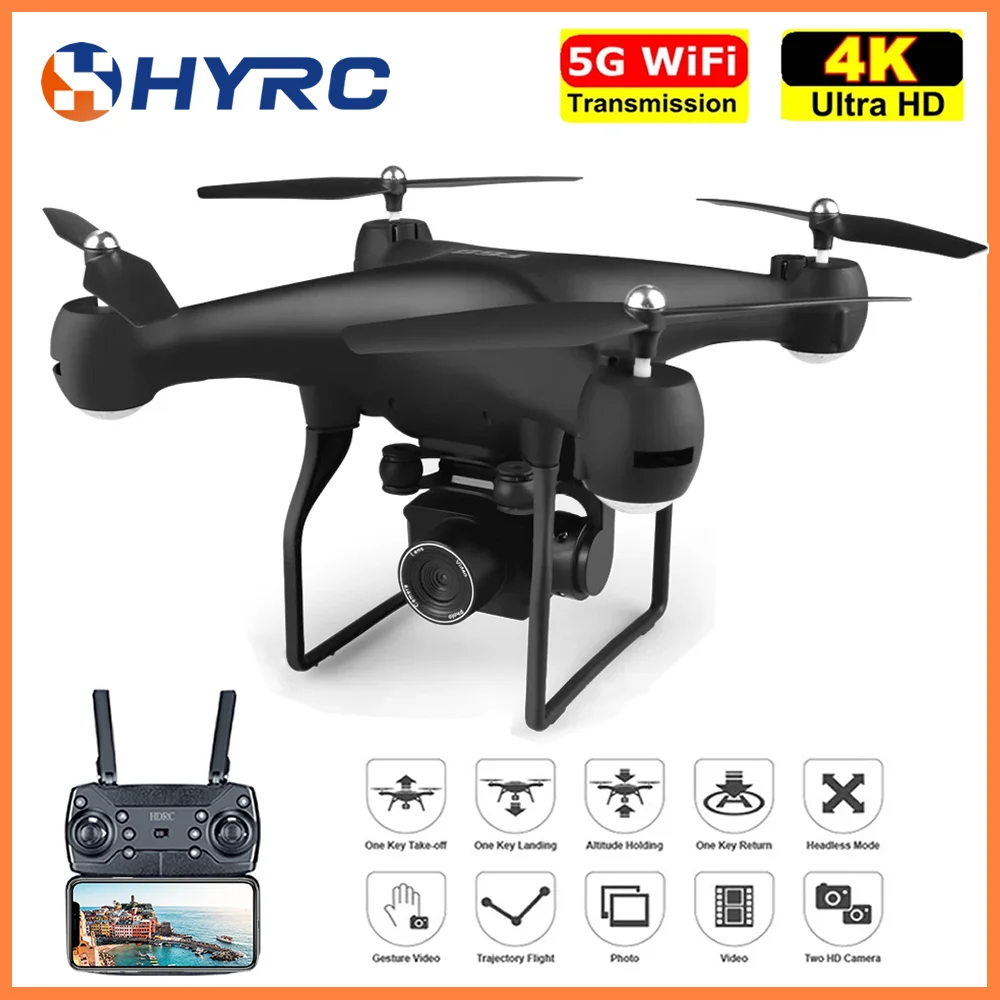 Rc Drone Uav With Aerial Photography 4k Hd Pixel Camera Remote Control ...