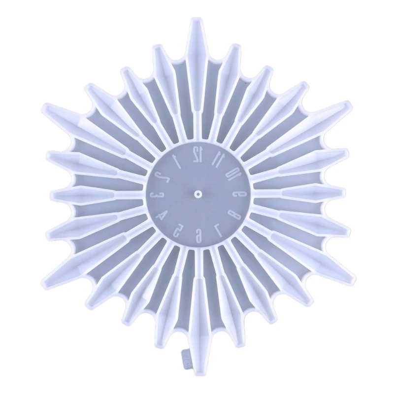 Clock Resin Molds Large Number Clock Silicone Mold Epoxy Casting Mold ...