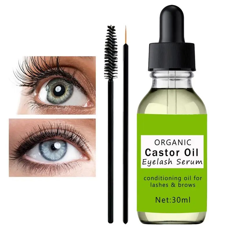 Organic Lash Growth Oil Eyelash Primer Castor Oil Eyelash Lash Boost To