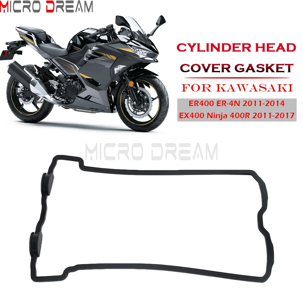 Motorcycle Cylinder Head Cover Gasket For Kawasaki EX400 Ninja 400R ...