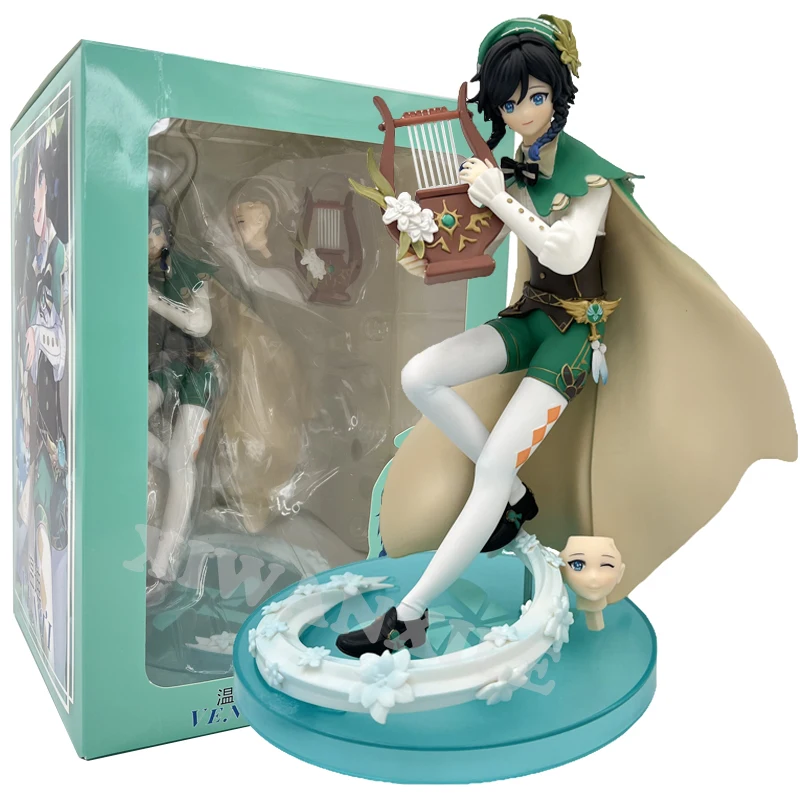 24cm Genshin Impact Venti Anime Figure Genshin Impact Klee Action ...