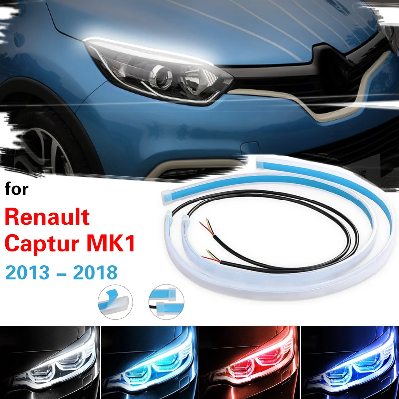 Car-Daytime-Running-Light-For-Renault-Captur-2013-2018-Waterproof-Strip ...