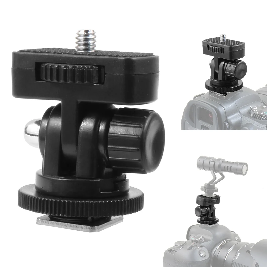 SLR Camera Monitor Flash Bracket Cage Expansion Accessories Hot Shoe ...