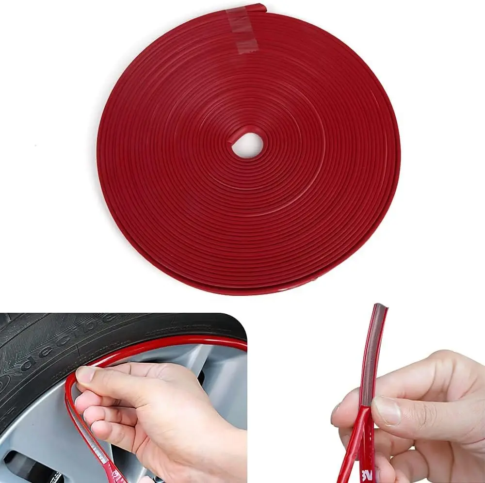 Red Black Blue Car Wheel Motorcycle Wheel Decorative Strip Tire ...