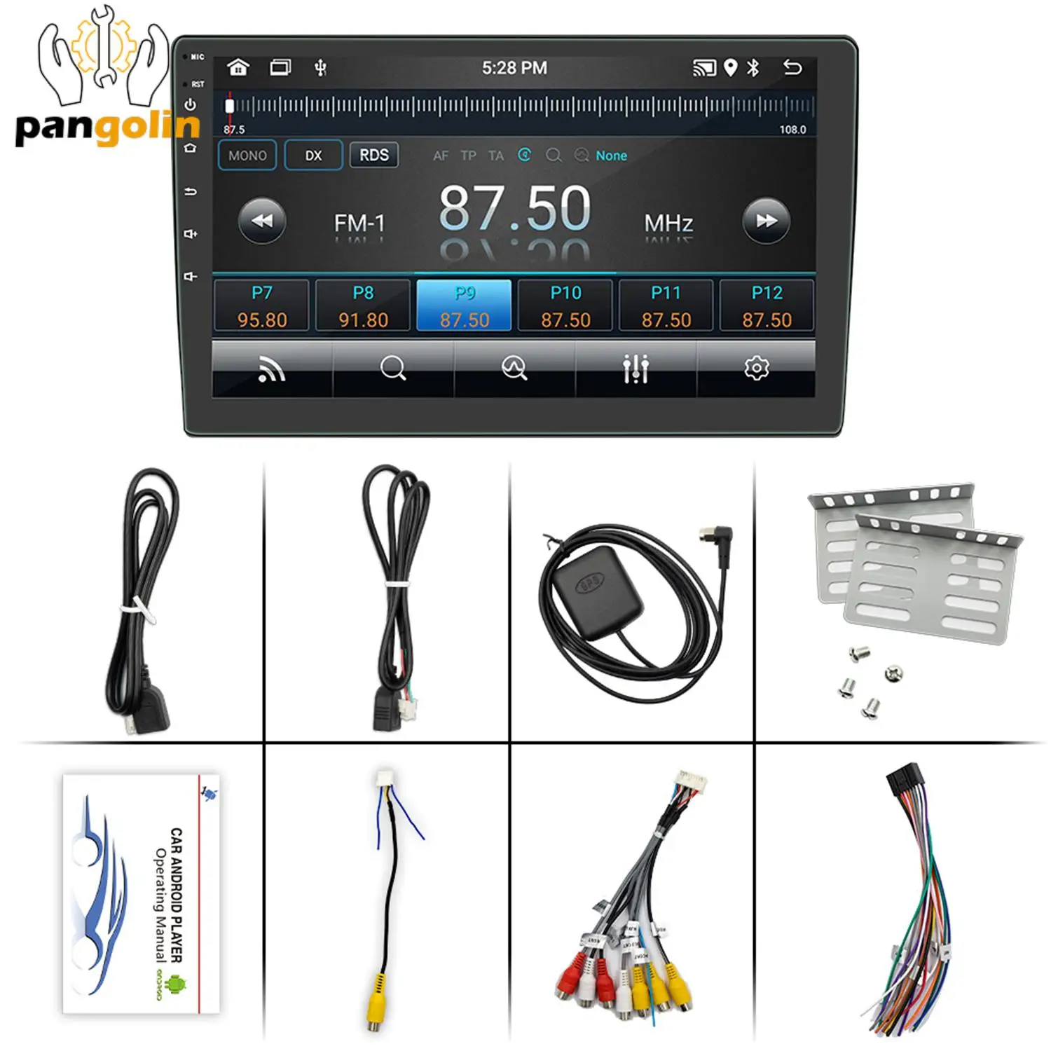 1set Car Multimedia Player 7/9/10 Inch 1+32G/2+32G Android 11 Flat ...