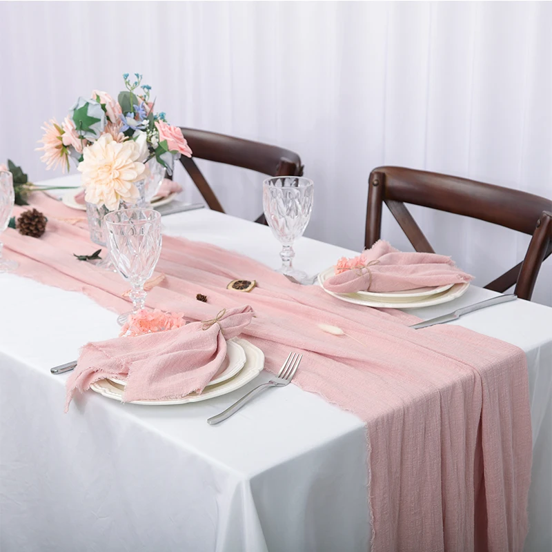 Retro-Burrs-Dinner-Table-Runner-Strap-Cheese-Cloth-Cotton-Fabric-Raw ...