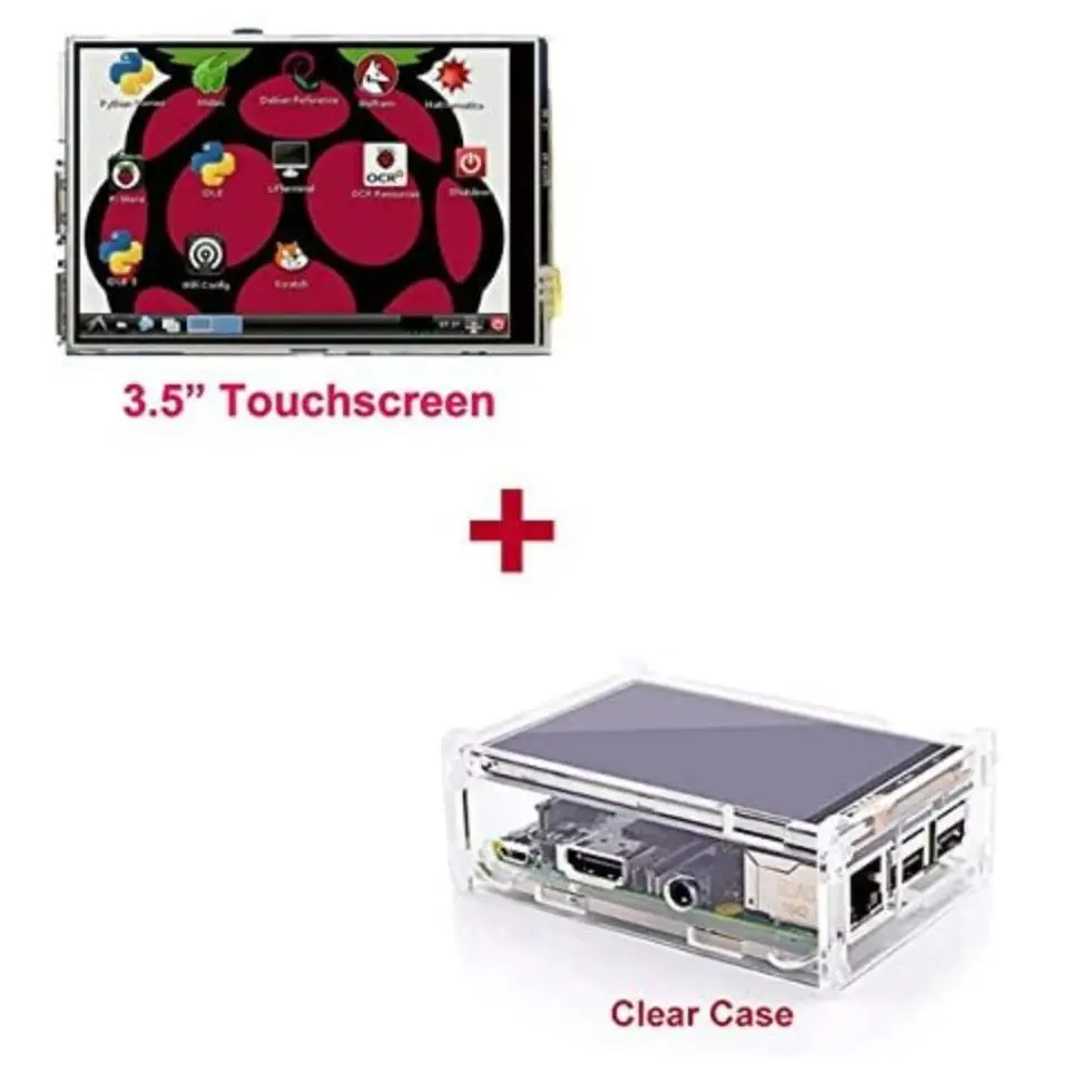 3.5" LCD TFT Touch Screen Display for Raspberry Pi 4B / Raspberry Pi 3 ...