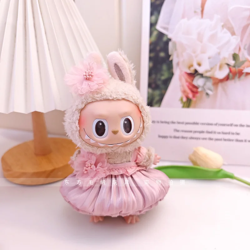 Hot-Sale-17cm-Monster-Labubu-Doll-Only-Clothes-fashion-Hoodies-Cute ...