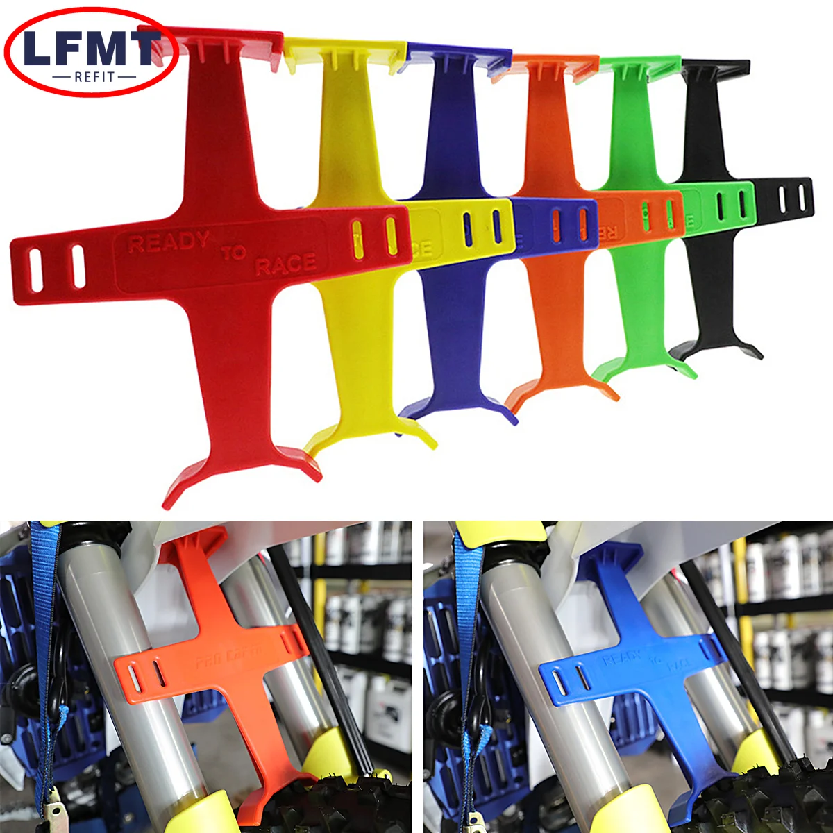 Plastic Fork Support Brace Universal For KTM HONDA YAMAHA SUZUKI ...