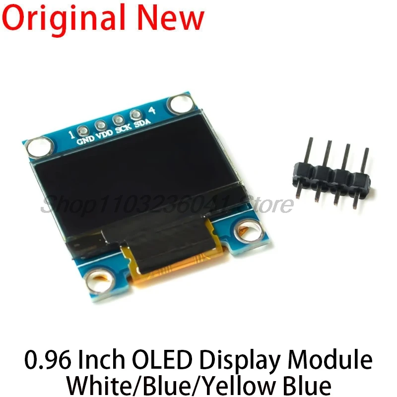 0.96 Inch OLED Display Module SSD1315 I2C IIC SPI Serial 128X64 LCD 4 ...