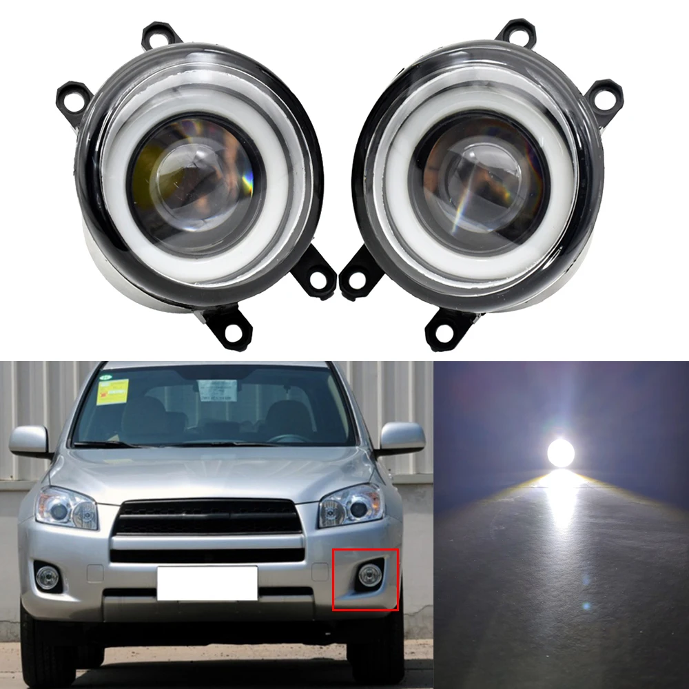 Angel-Eye-Fog-Light-Assembly-For-Toyota-RAV4-RAV-4-2006-2012-2016-2018 ...