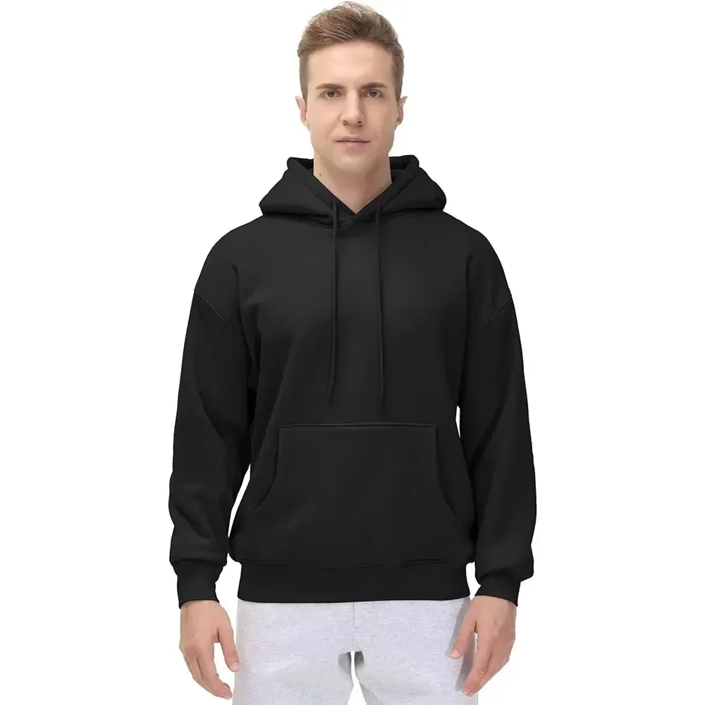Spring-Fall-Men-s-and-women-s-plain-black-grey-hooded-sweatshirts ...