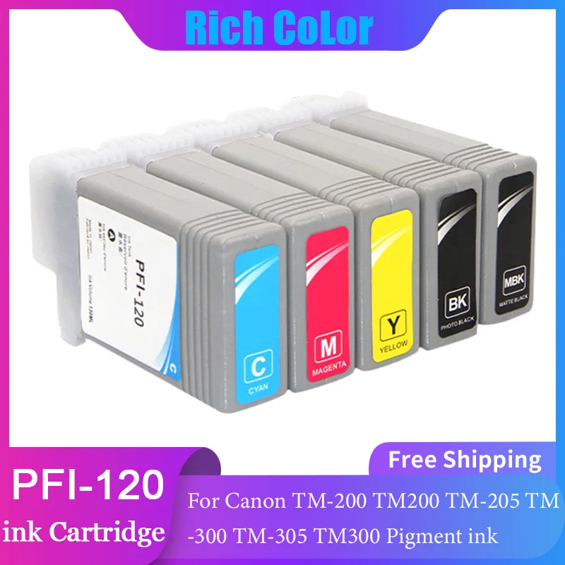Cartucho-de-tinta-para-impresora-Canon-PFI120-tinta-pigmentada-Compatible-con-Canon-PFI-120 ...