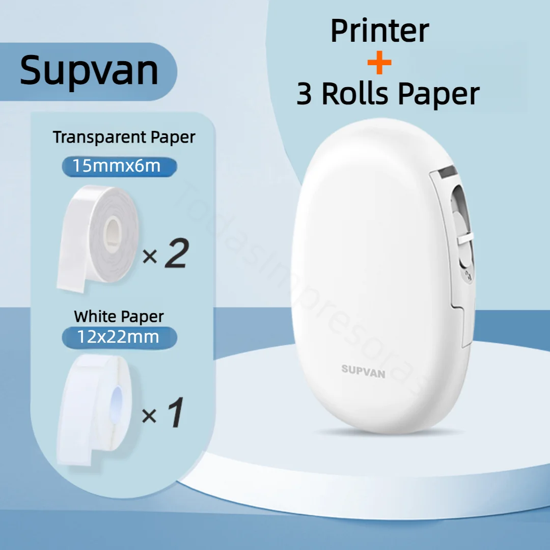 Supvan-E10-Labeler-Bluetooth-Smart-Thermal-Printer-Sticker-Label-Maker ...