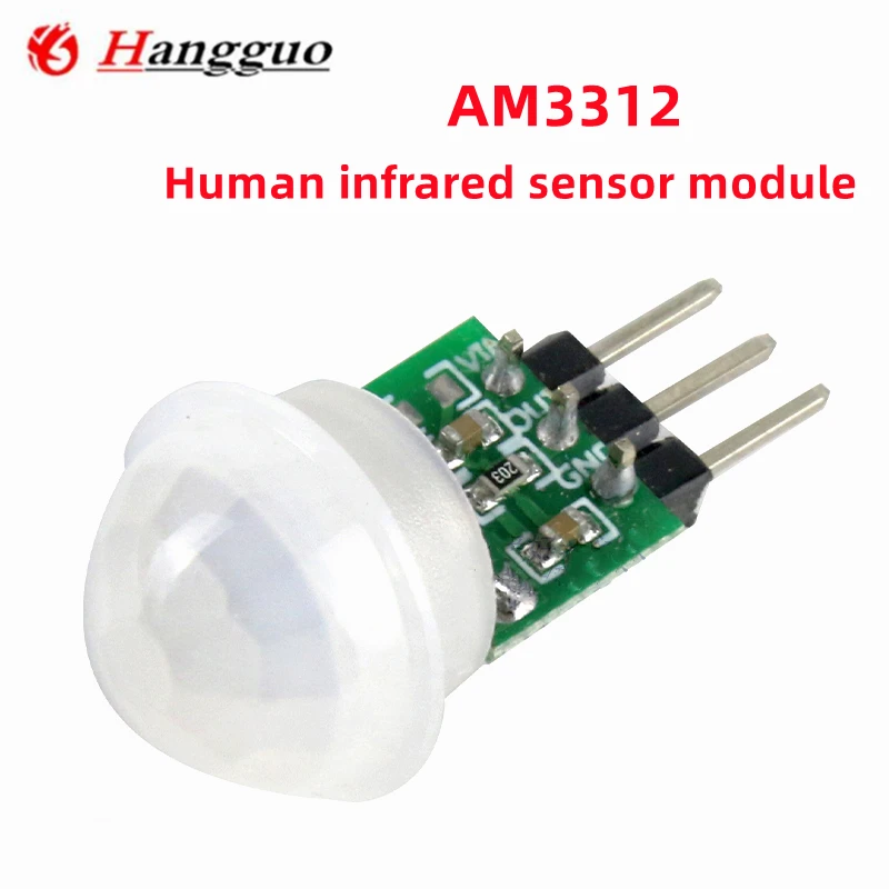 미니 IR 초전기 적외선 PIR 모션 휴먼 센서, 자동 감지기 모듈, AM312 센서, DC 2.7 ~ 12V, 로트당 10 개| | - AliExpress