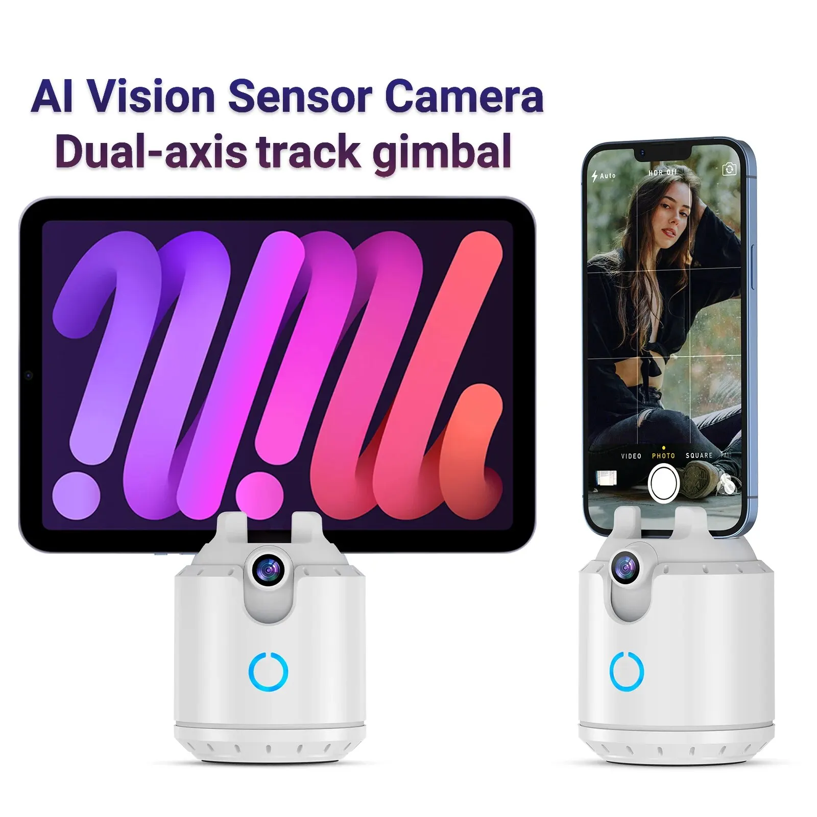 Auto-Tracking-Shooting-Phone-Tablet-Dual-Axis-Gimbal-Stand-AI-Camera ...