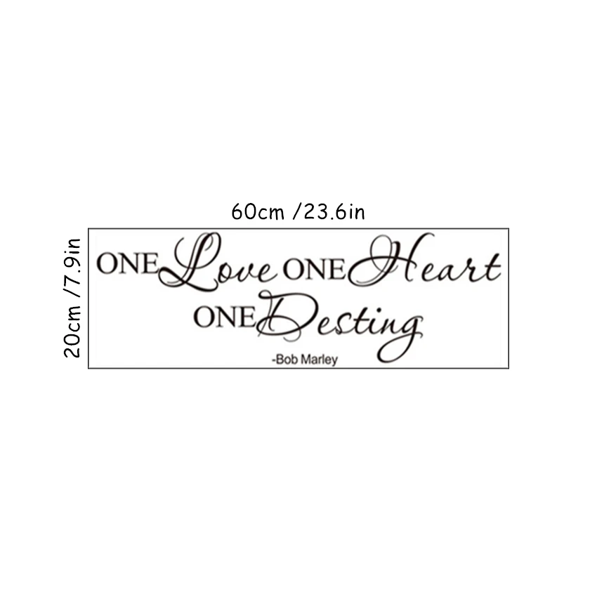 Bob Marley One Love One Heart One Destiny