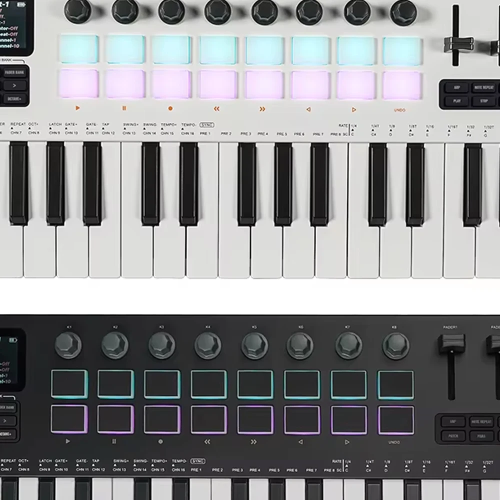 M-VAVE SMK-37 PRO 37 Key MIDI Keyboard with Sound Source USB MIDI ...