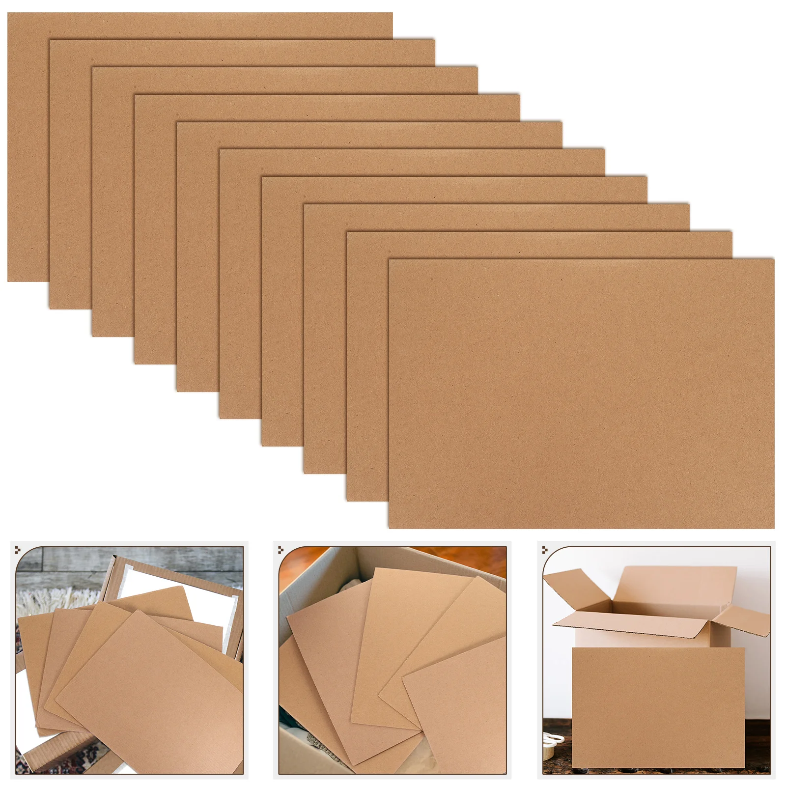 10-Sheets-Corrugated-Cardboard-Express-Packaging-Paper-Industrial-A4 ...