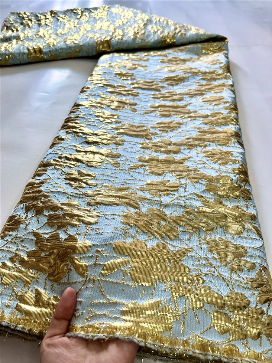 Fashion-Brocade-Fabric-African-Jacquard-Material-Nigerian-Floral-Damask-Cloth-Gilding-Lace ...