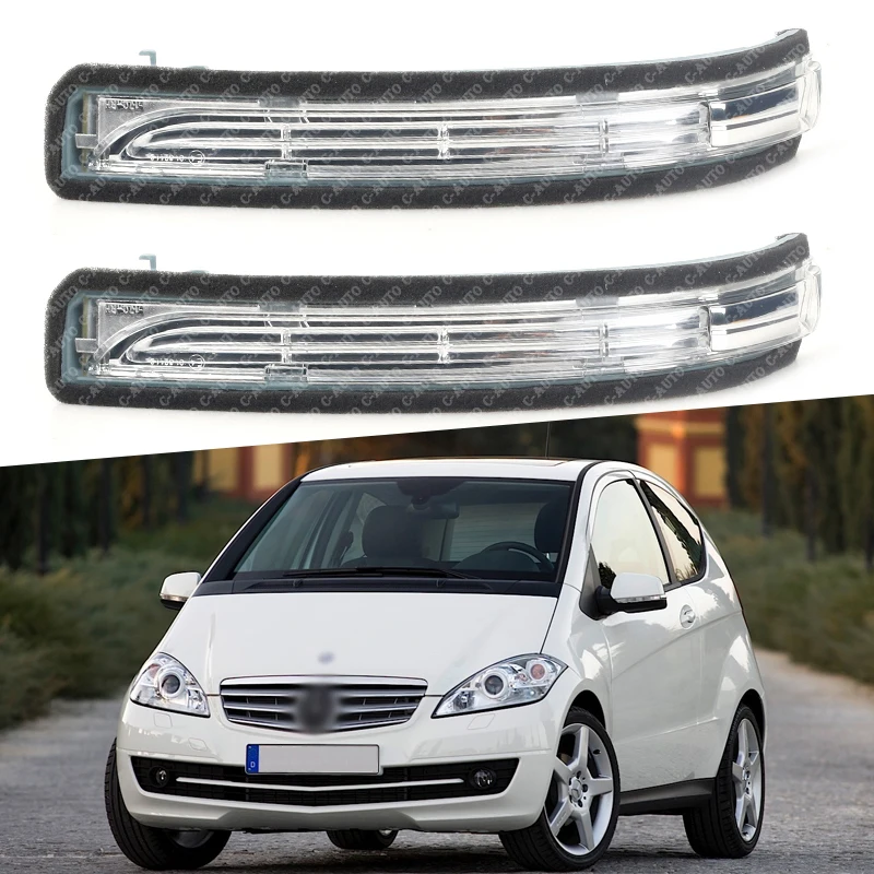 메르세데스 벤츠 W169 W245 A160 A180 A200 1698201121 1698201221 용 자동 LED 백미러 조명 ...