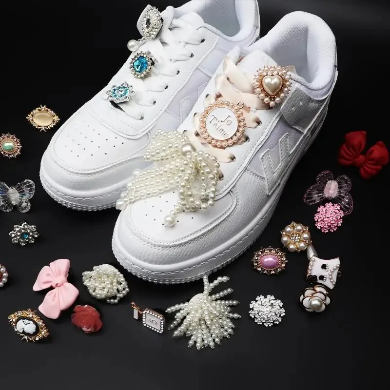 Rhinestone-Pearls-Shoe-Charms-beauty-perfume-Sneaker-Charms-Girl-Gift ...