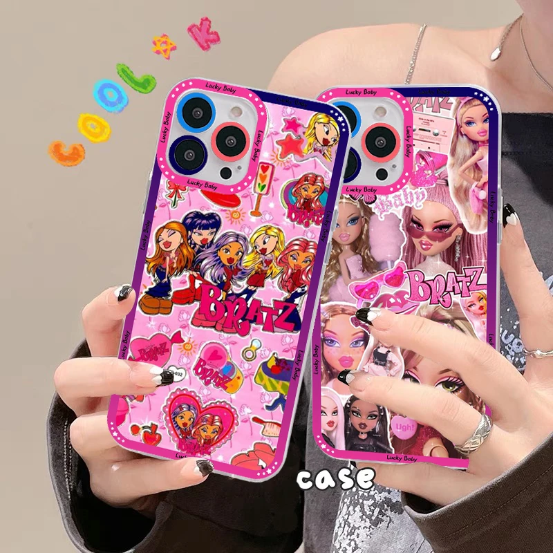 Lovely-Cartoon-Fashion-Bratz-Doll-Phone-Case-For-IPhone-11-12-13-14 ...