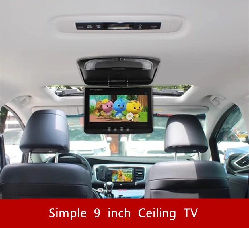 9-Inch-Car-Flip-Down-Monitor-HD-Player-FM-Ultra-Thin-Car-Player-2-Way ...