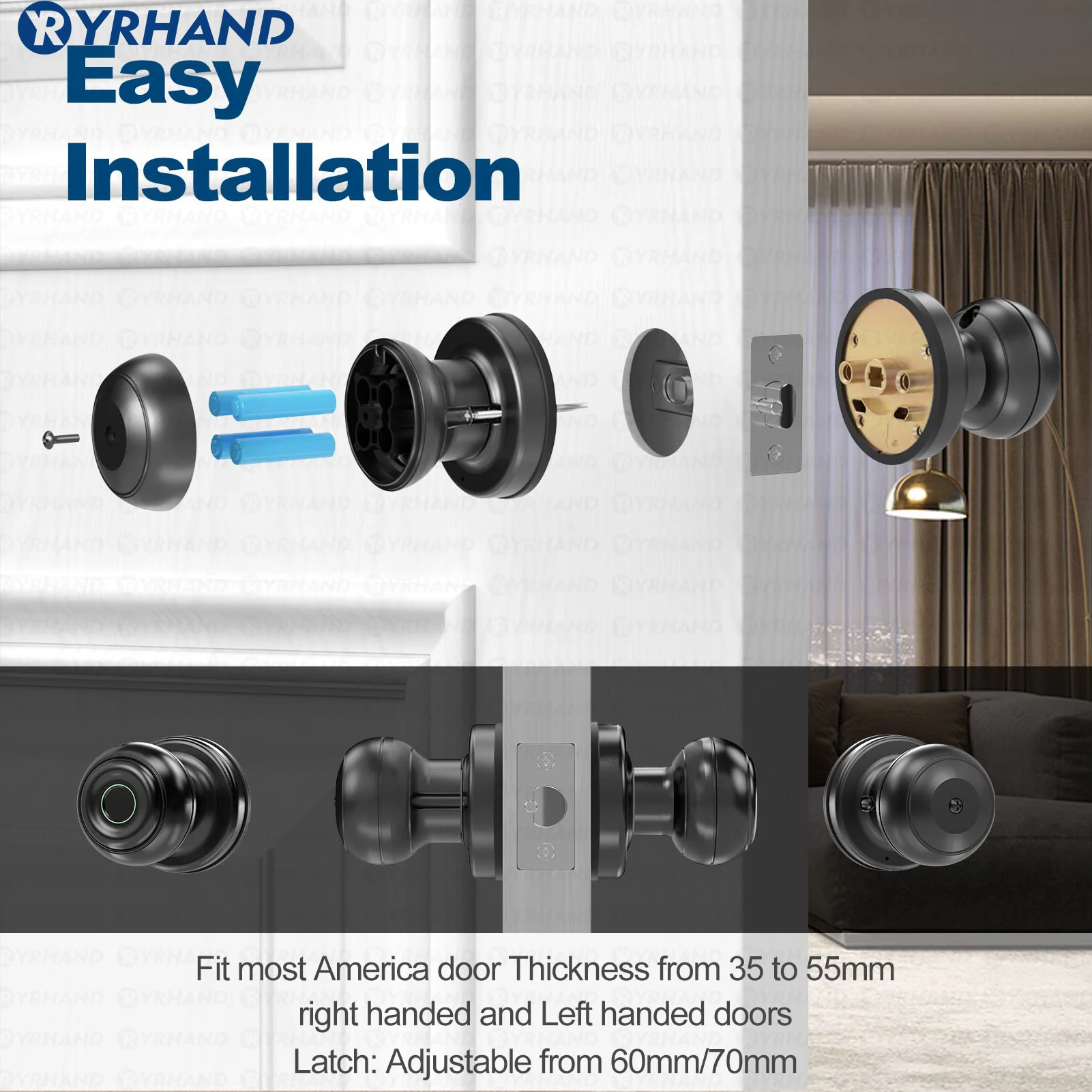 How To Replace Electronic Digital Door Knob