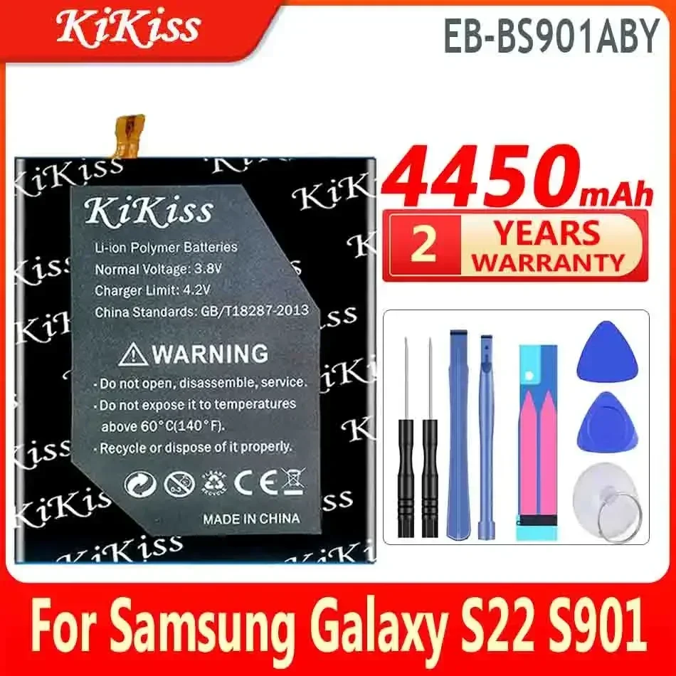KiKiss Battery 4450mAh/5900mAh For Samsung Galaxy S22 Plus/Ultra S22 ...
