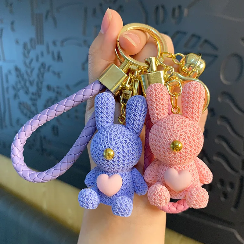 Брелок Кролик | Accessory Rabbit Keychain | Resin Key Chains Jewelry ...